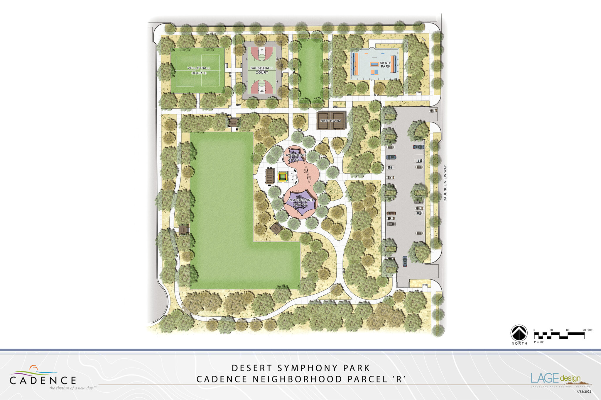 Desert Symphony Park – Lage Design